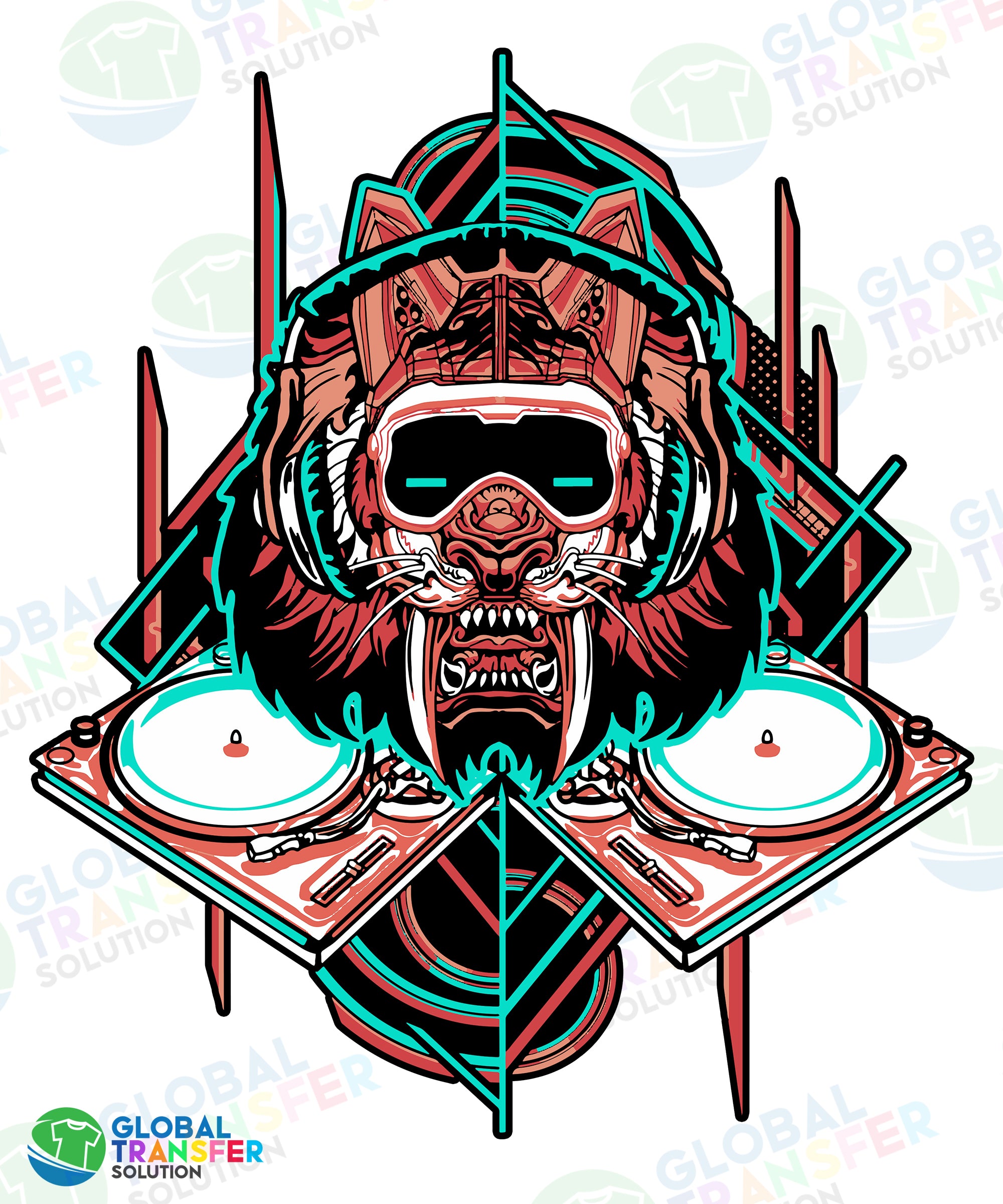 1001 Animal Tiger DJ – Global Transfer Solution